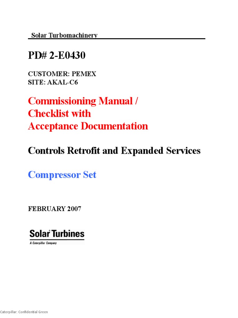 E0430 Commissioning Manual | PDF | Battery Charger | Manufactured Goods