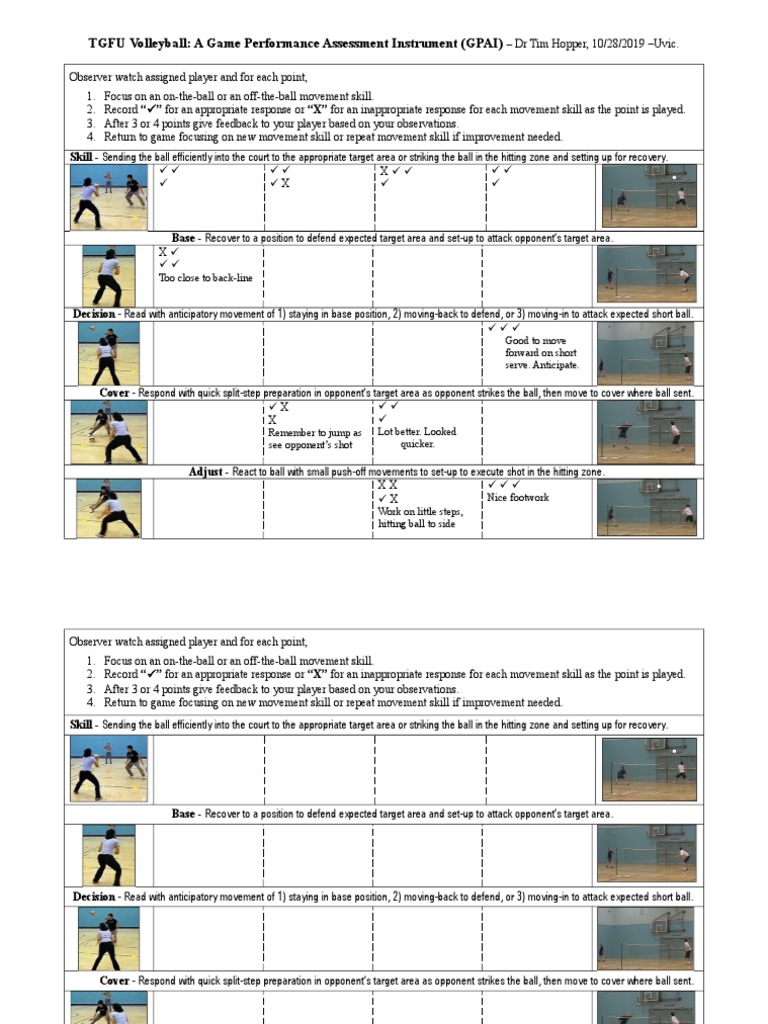 Volleyball Gpai 1 1 | PDF | Sports | Leisure