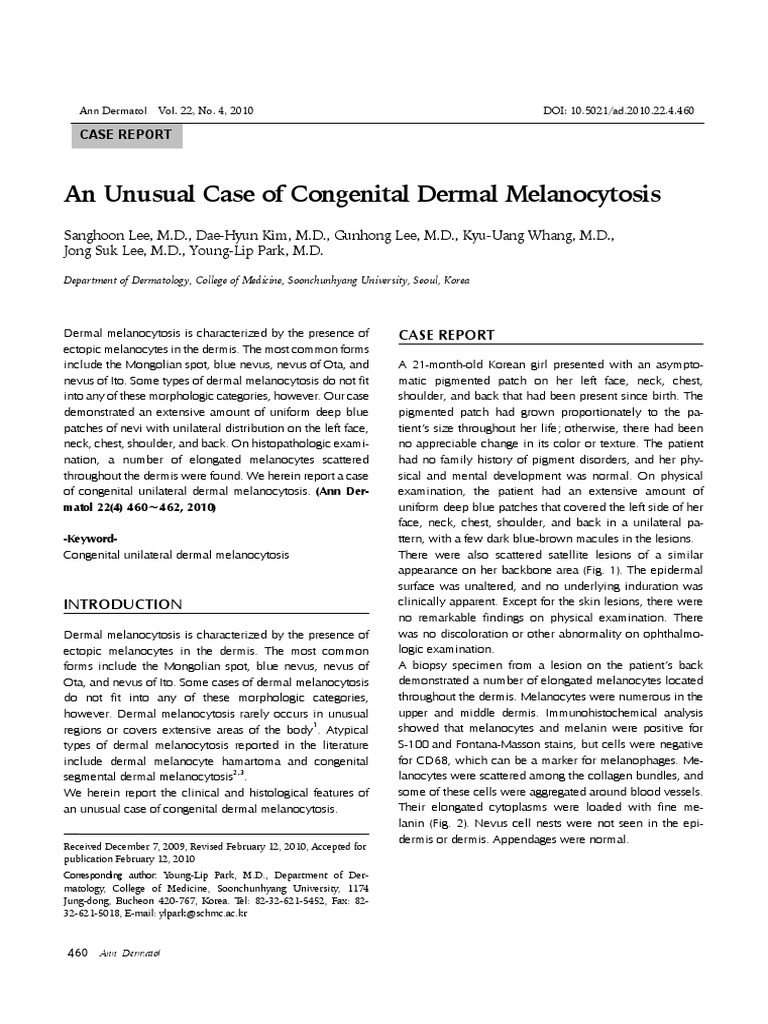 Bercak Mongol | Download Free PDF | Skin | Integumentary System
