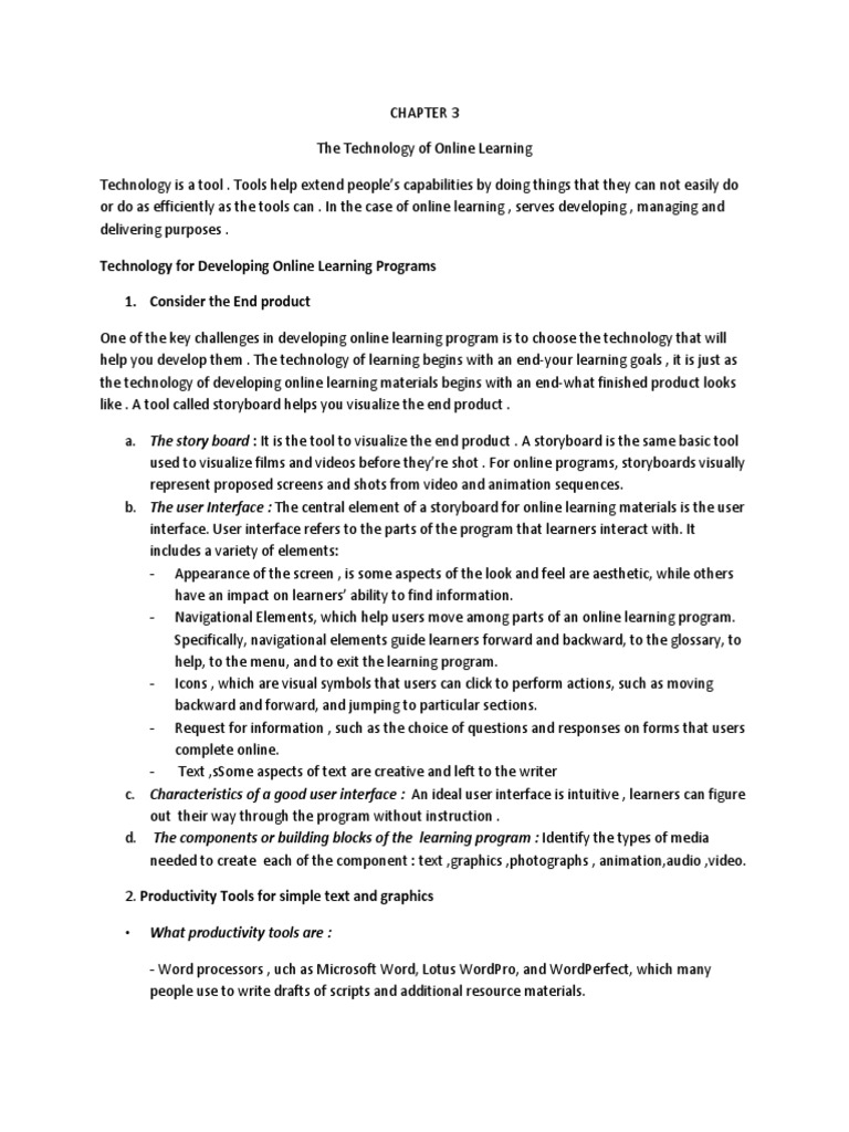CHAPTER 3 Technology Ecd | PDF | Educational Technology | Computer Program
