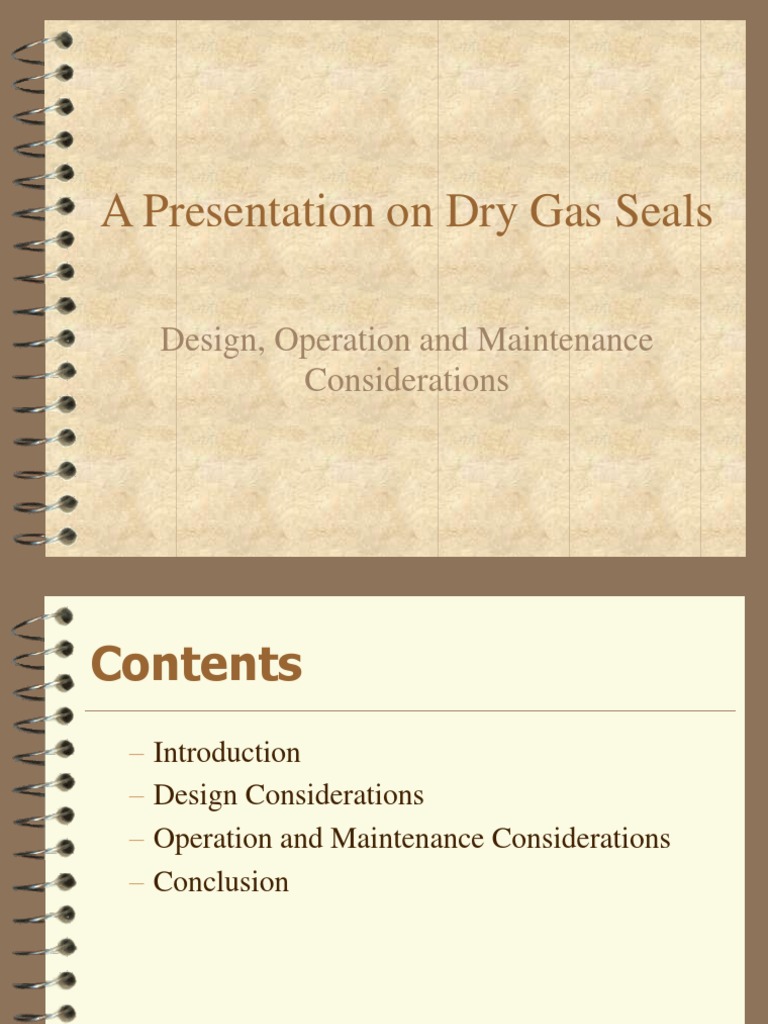 Dry Gas Seals: Design & Maintenance Guide | PDF