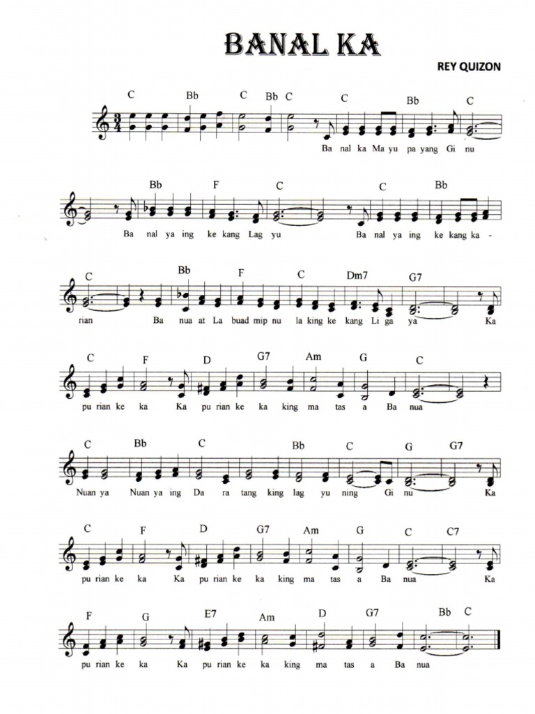 Banal Ka Rey Quizon | PDF