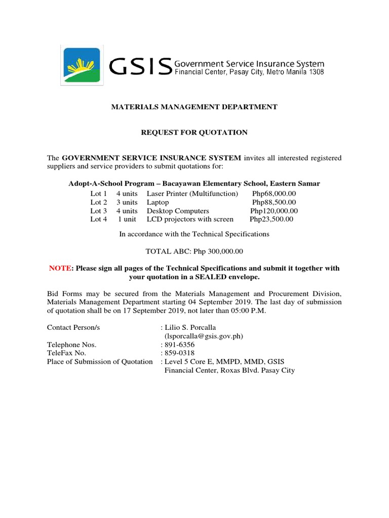 Materials Management Department | PDF