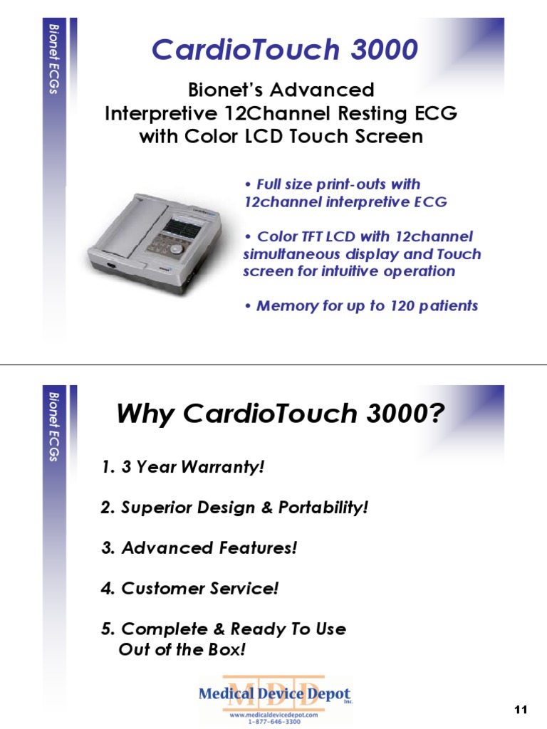Cardio Touch 3000 | PDF | Electronic Health Record | Computer Monitor