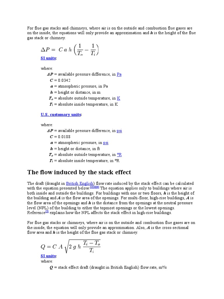 For Flue Gas Stacks and Chimneys | PDF | Atmospheric Thermodynamics ... For Flue Gas Stacks and Chimneys | PDF | Atmospheric Thermodynamics ...