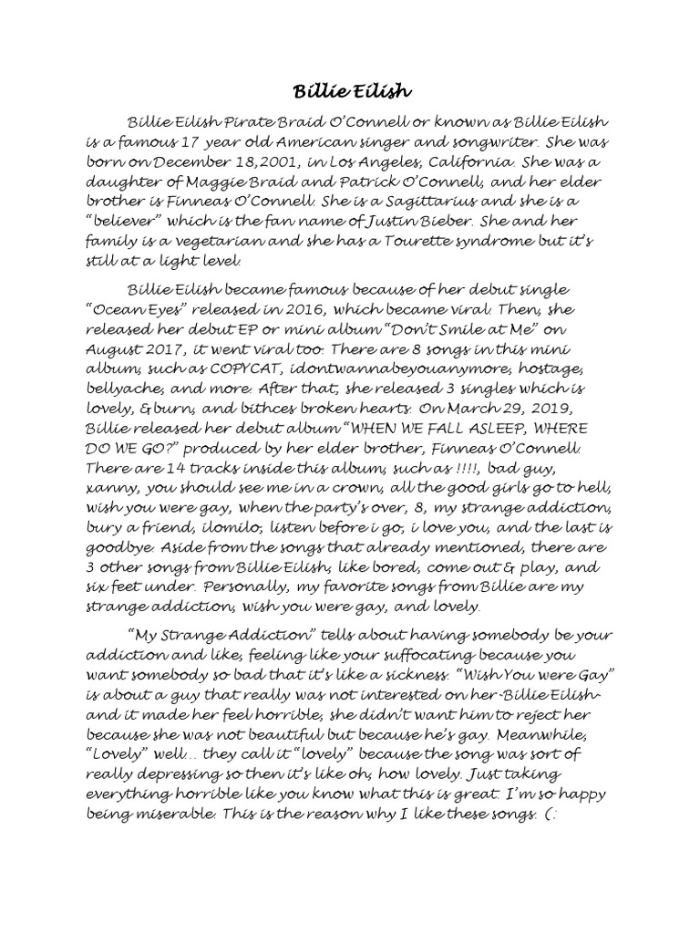 Billie Eilish | PDF
