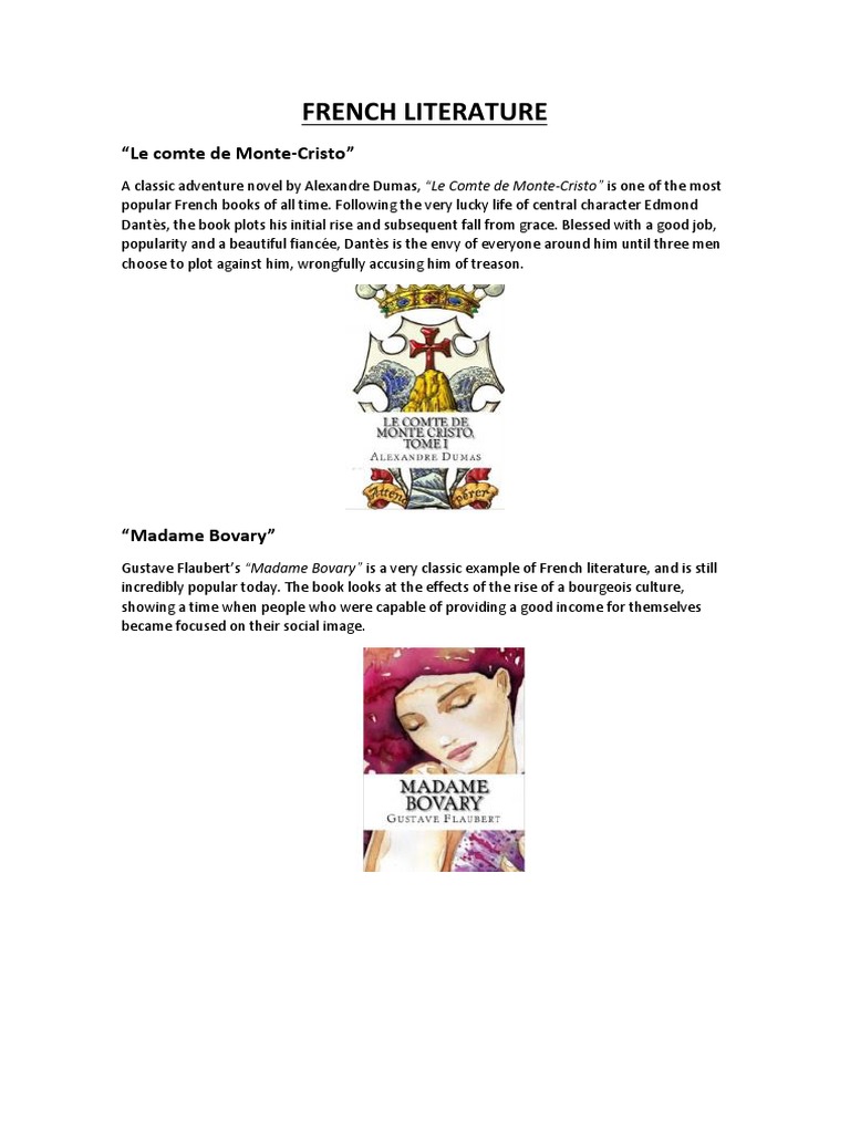 Overview of French Literature and Music | PDF