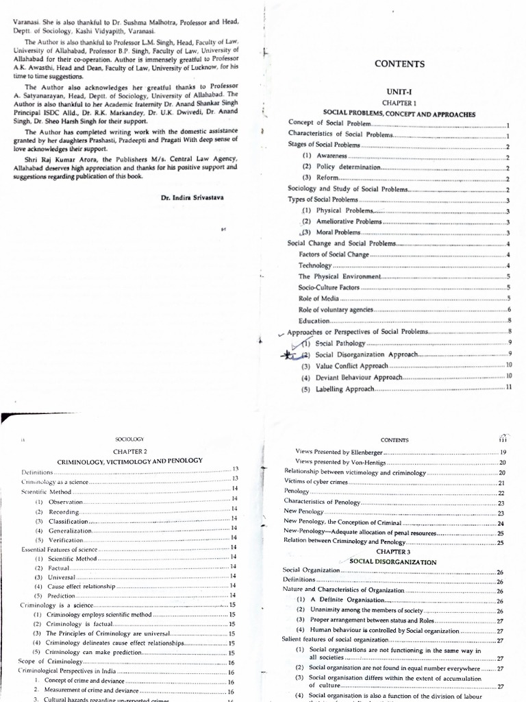 Varanasi Sociology Book Chapter 1 Social Problems and Approaches | PDF ...