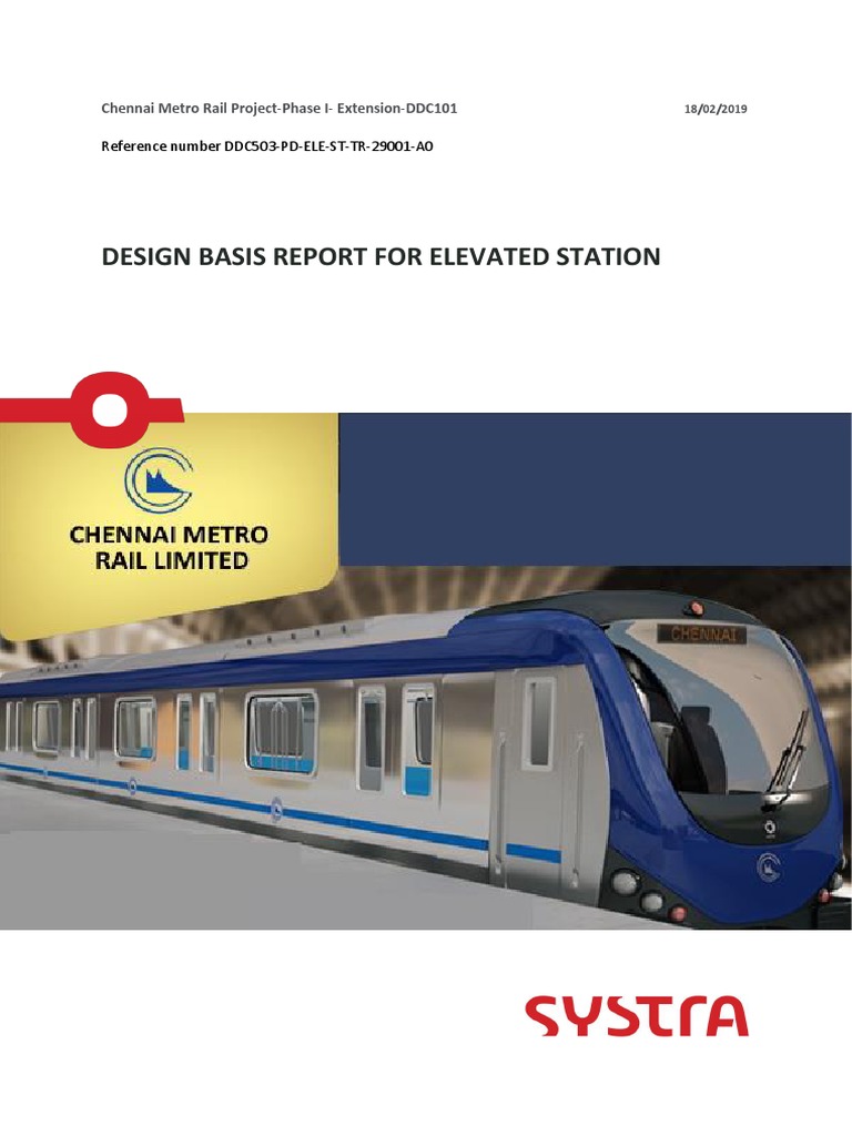 Design Basis Report For Elevated Station - Ddc503 PD Ele ST TR 29001 A0 ...