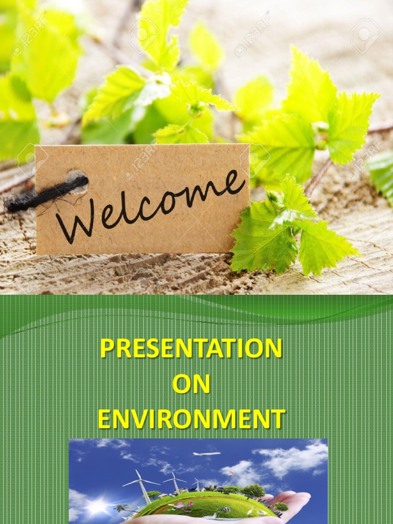Presentation Environment | PDF | Natural Environment | Environmental ...