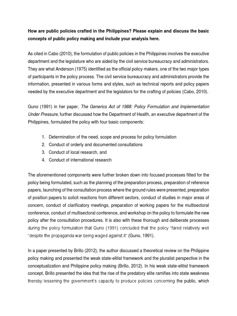 Public Policy | PDF | Policy | Political Science
