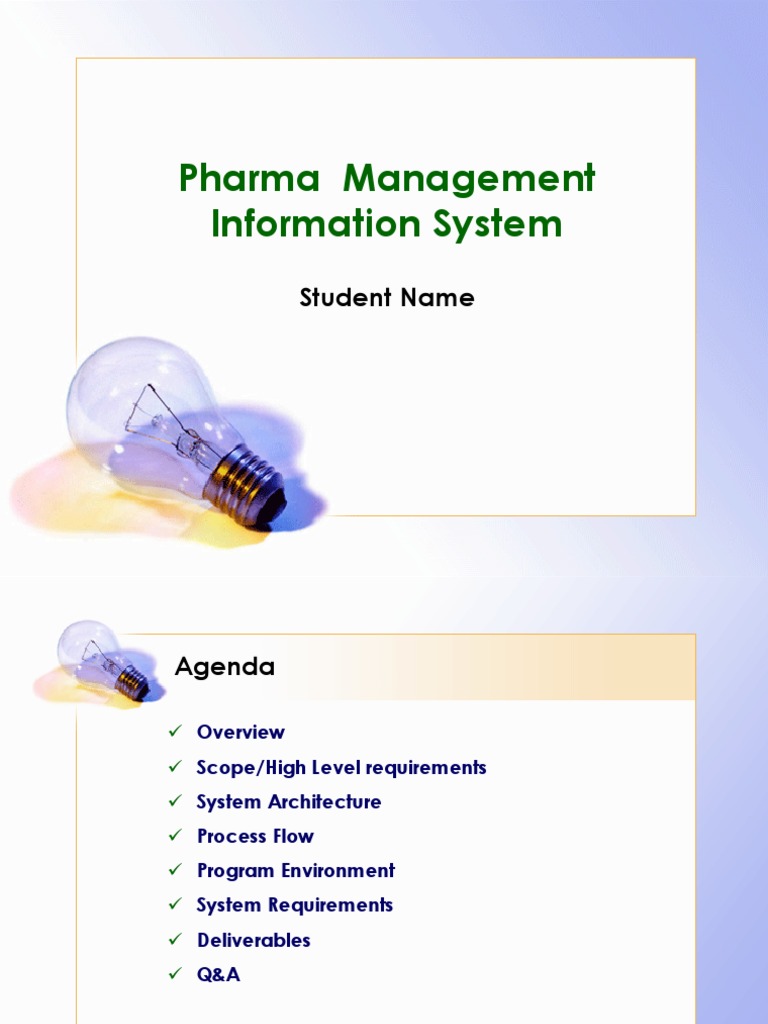 Pharma Management Information System | PDF | Automation | Business