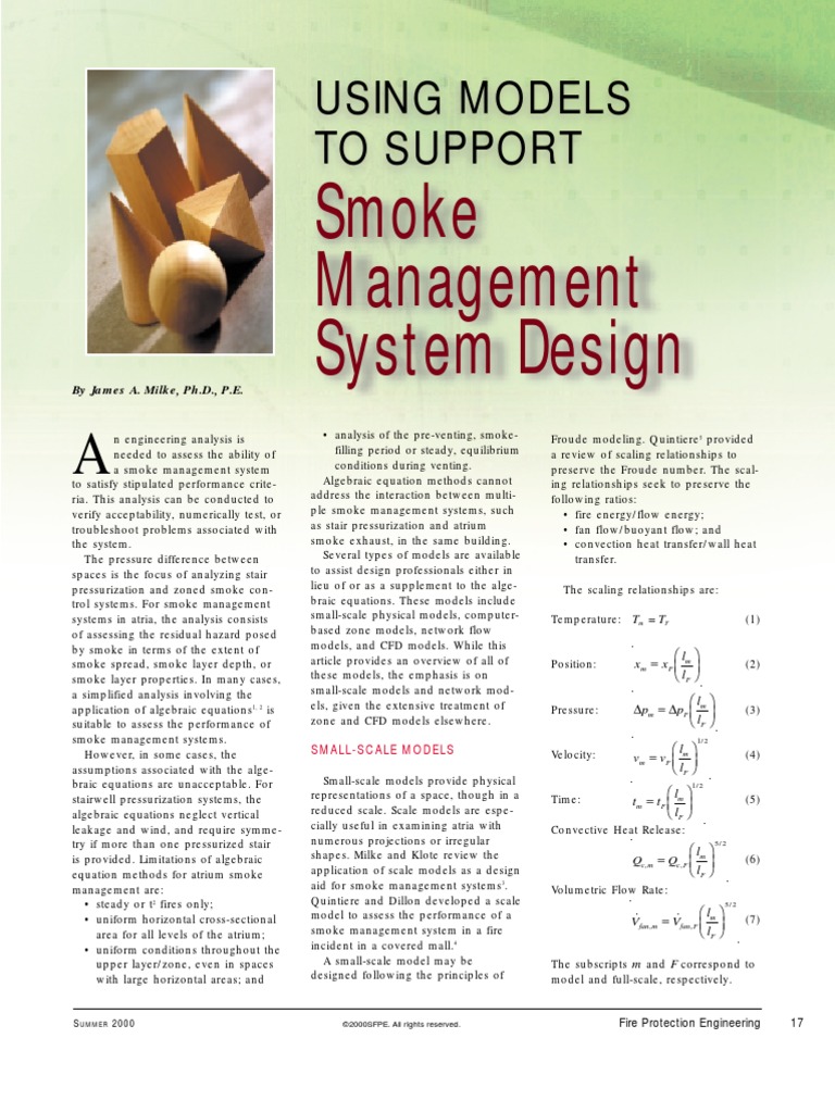 136-Smoke Management System Design | PDF | Computational Fluid Dynamics ...