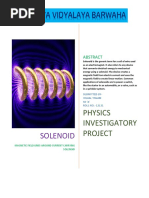 Physics Investigatory Project ELECTROMAGNETIC INDUCTION Class 12 | PDF ...