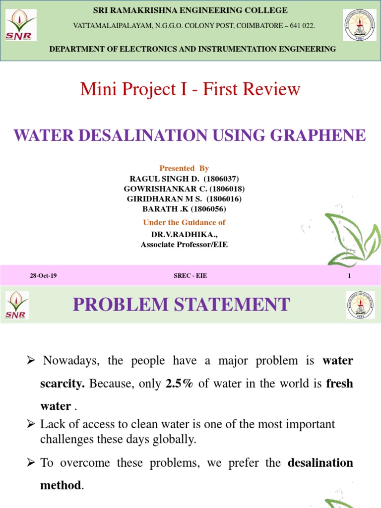 Water Desalination | PDF | Desalination | Membrane