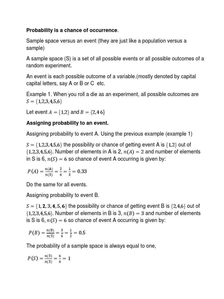 STA 1510 Chapter 4 Summary | PDF | Probability | Measure Theory