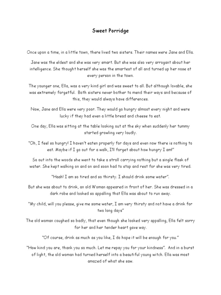 Sweet porridge | Foods