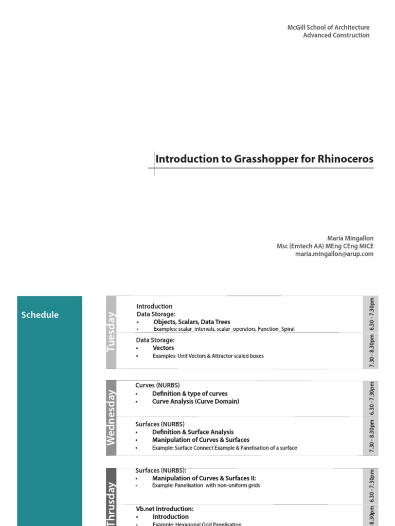Grasshopper | PDF | Parameter (Computer Programming) | Control Flow