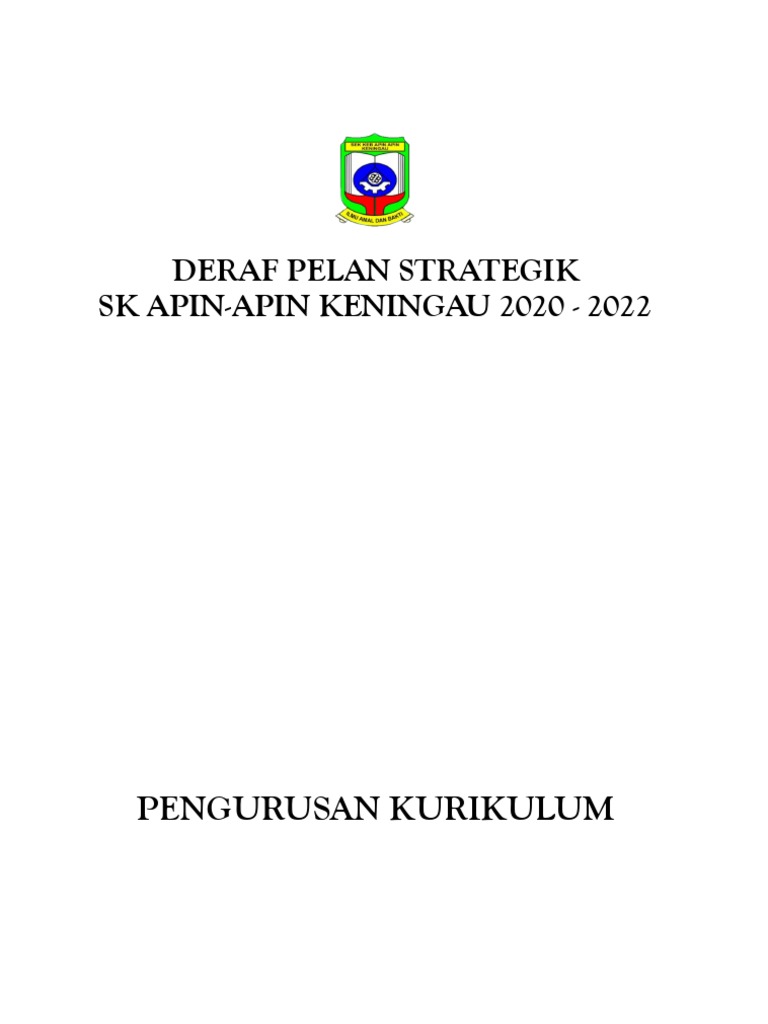 Deraf Perancangan Strategik Kurikulum Skaa | PDF