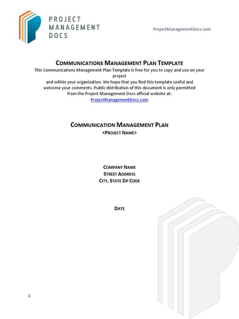 Communications Management Plan Sample | PDF | Share Point | Project ...