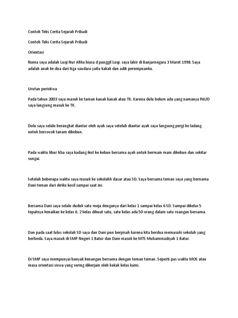 Contoh Teks Cer | PDF | Seni & Disiplin Bahasa | Kesehatan Holistik