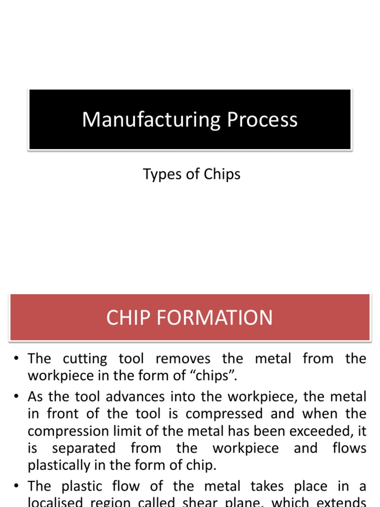 Chip Formation | PDF | Plasticity (Physics) | Deformation (Engineering)