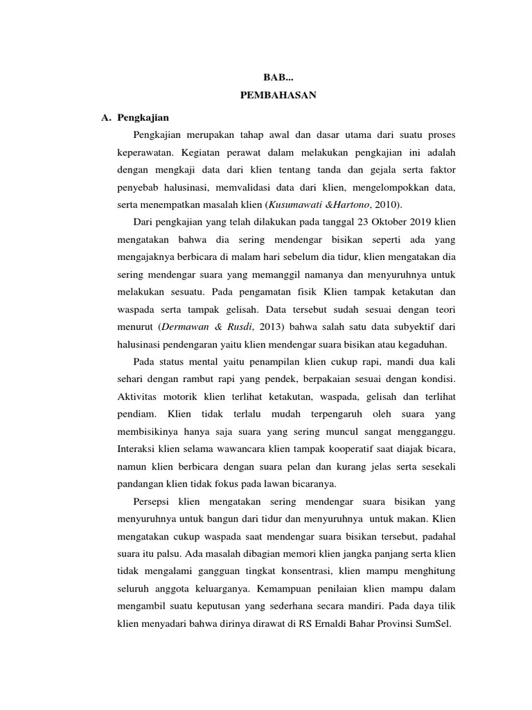 Halusinasi | PDF | Karier & Perkembangan | Pengembangan Diri