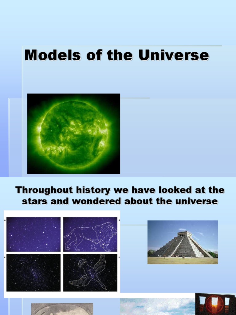 Models of The Universe | PDF | Heliocentrism | Galileo Galilei