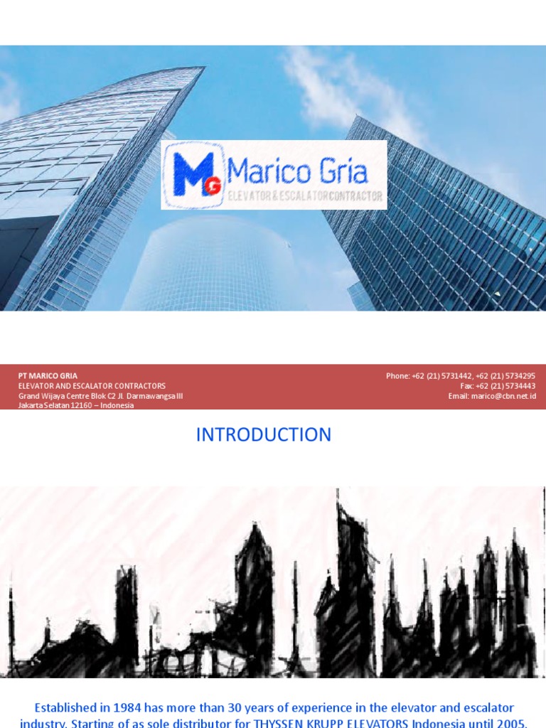 Marico Presentation | Download Free PDF | Jakarta | Elevator