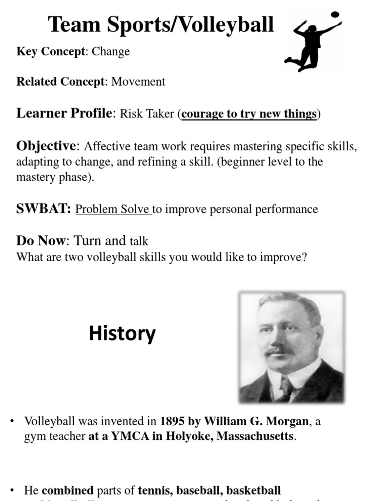 Team Sports/Volleyball: Learner Profile: Objective | PDF | Volleyball ...