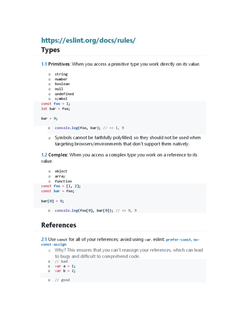 Types String Number Boolean Null Undefined Symbol Bar Foo Bar O Foo 3737