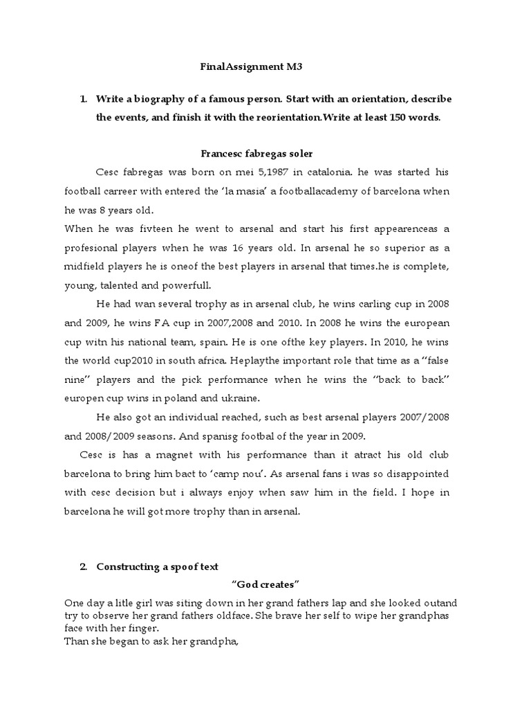 Final Assignment m3 | PDF