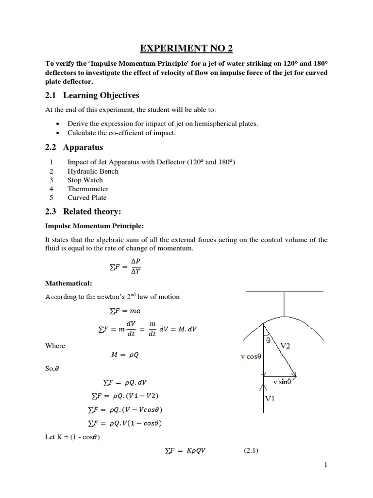 Lab Session 2 | PDF | Momentum | Force