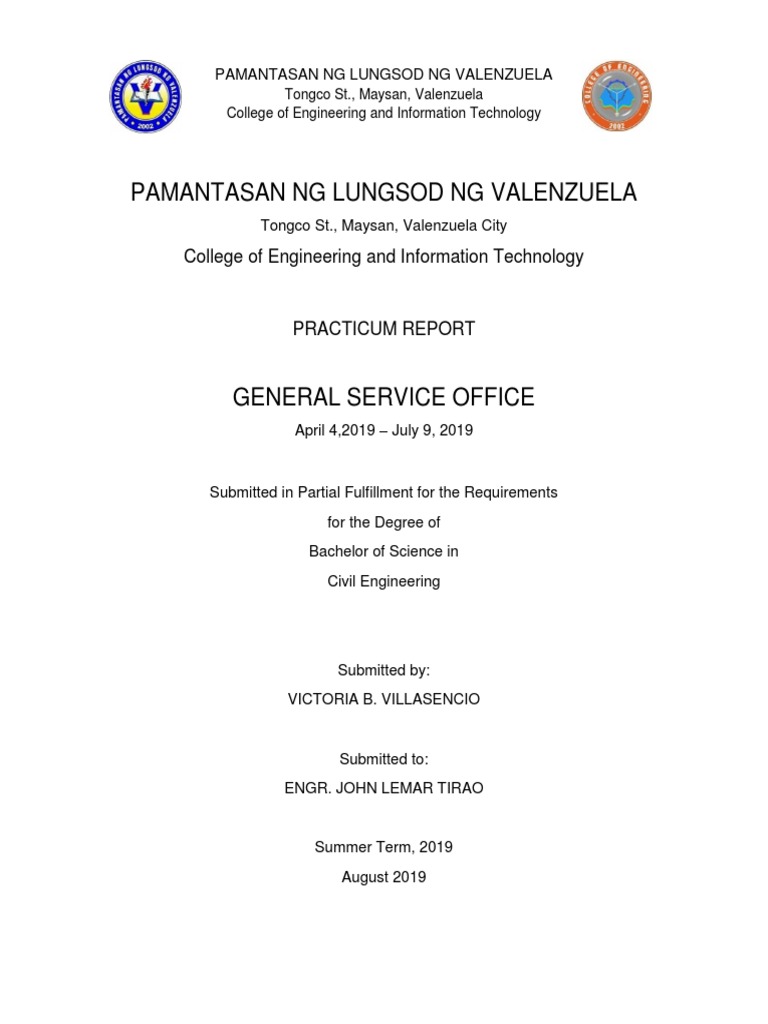 VICTORIA Practicum Report | PDF | Behavior Modification | Academia