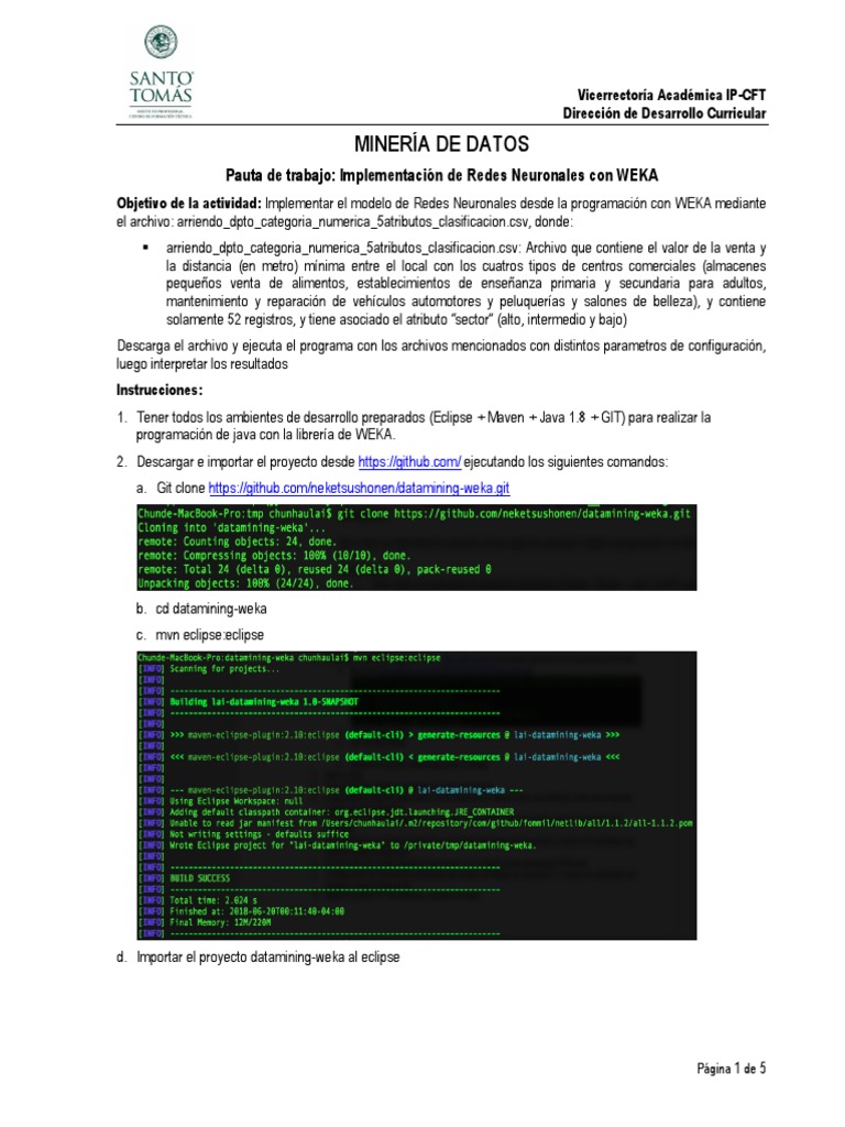 2 - 6 - ImplementacioÌ - N de Redes Neuronales Con WEKA | PDF | Red ...