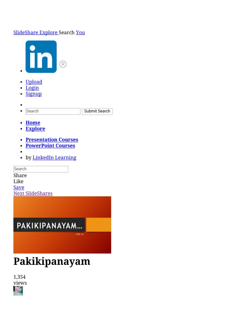 Pakikipanayam: Slideshare Explore You | PDF