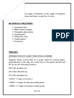 Hollow Prism - Physics Investigatory Project Class 12 CBSE | PDF ...