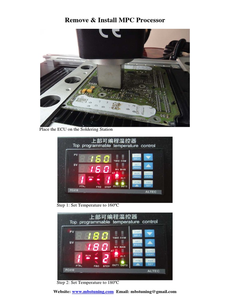 Remove & Install MPC Processor | PDF