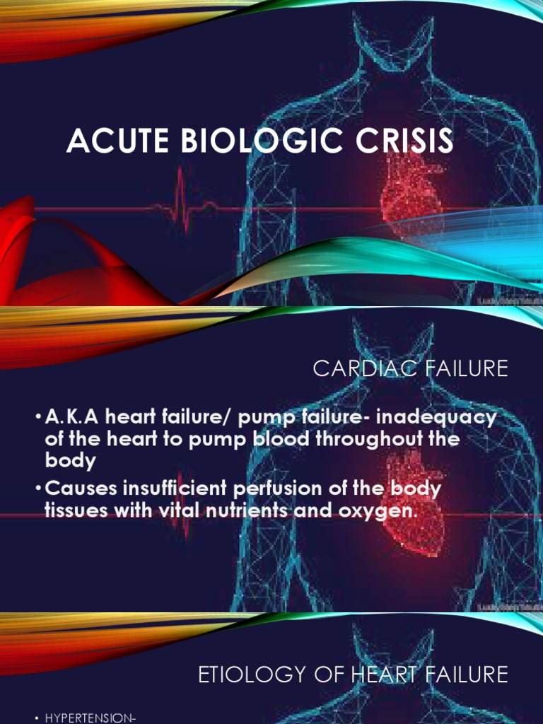 An Overview of Acute Cardiac Failure, Its Causes, Diagnosis, and ...