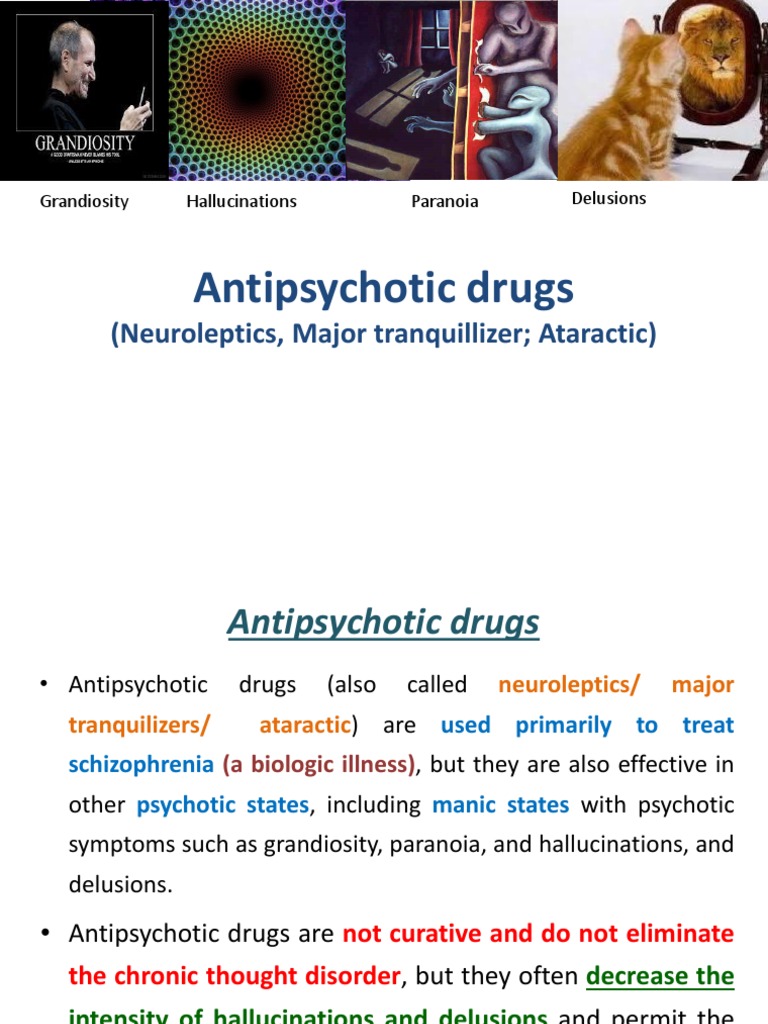 Antipsychotic Drugs | PDF | Antipsychotic | Atypical Antipsychotic