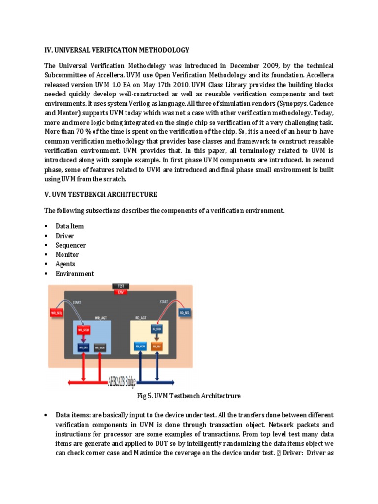 Uvm Methodology | PDF | Electrical Engineering | Digital Electronics
