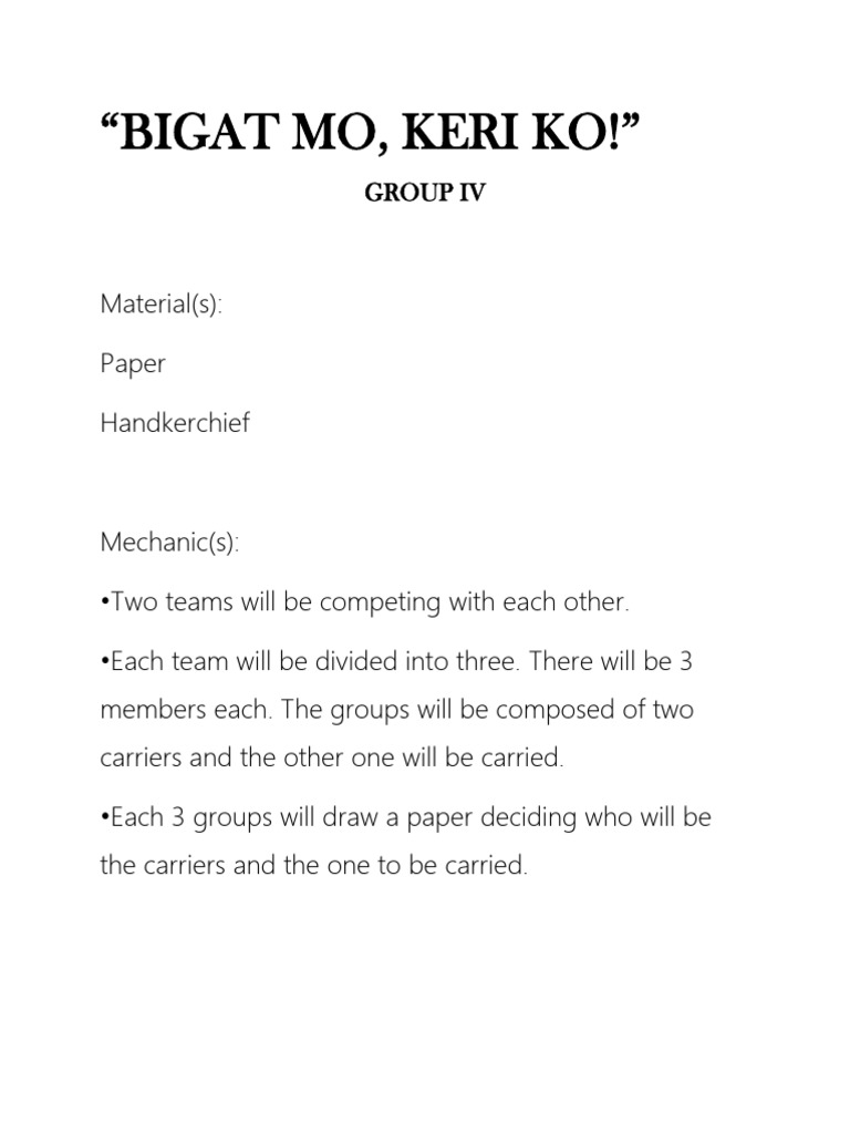 Bigat Mo, Keri Ko! | PDF | Self-Improvement