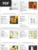 Bartending Pdf Pdf Whisky Alcoholic Drinks