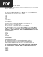 Deloitte Aptitude Test Sample Questions | PDF | Speed | Area