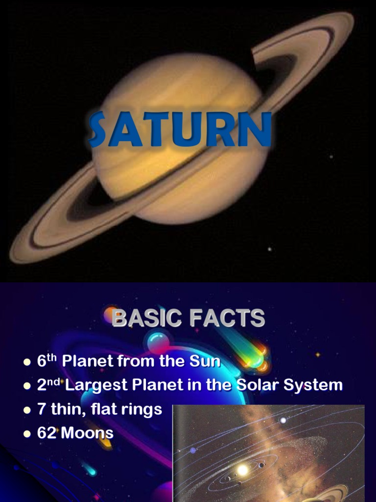 Report On Saturn | PDF | Saturn | Planets