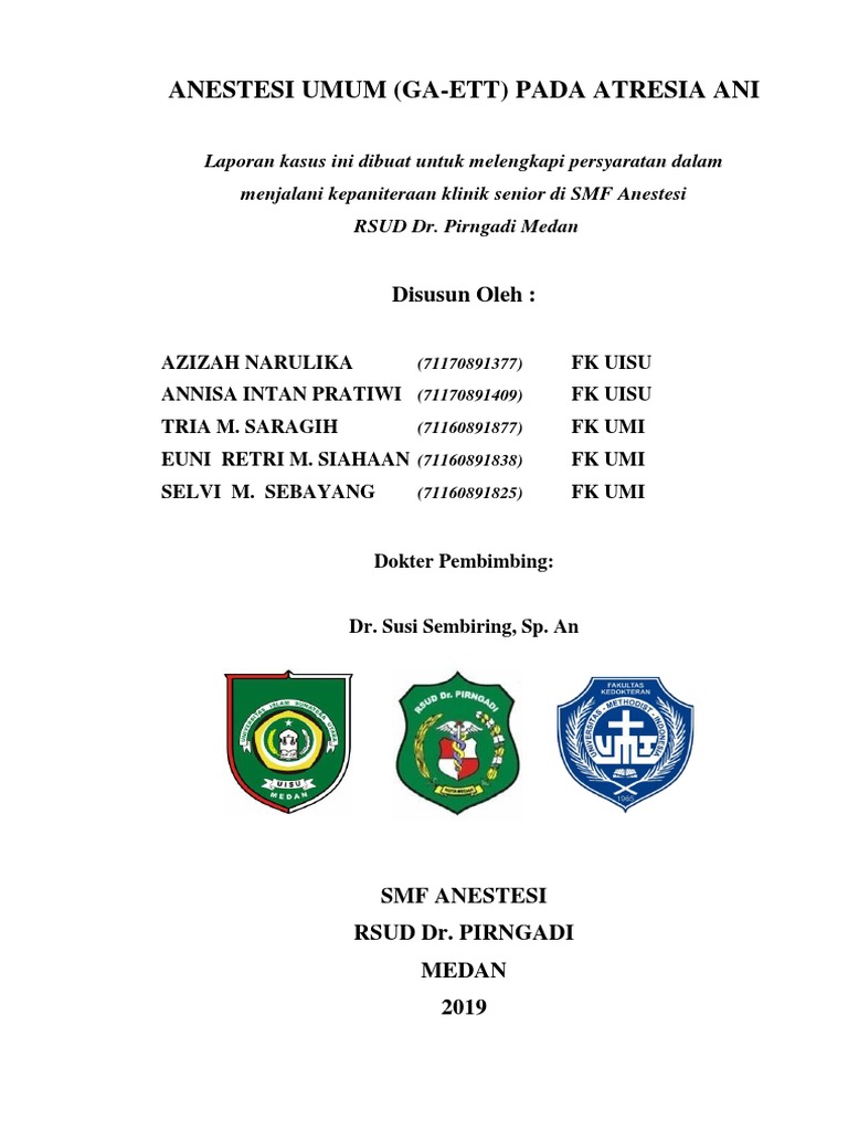 GA-ETT Atresia Ani | PDF | Sains & Matematika