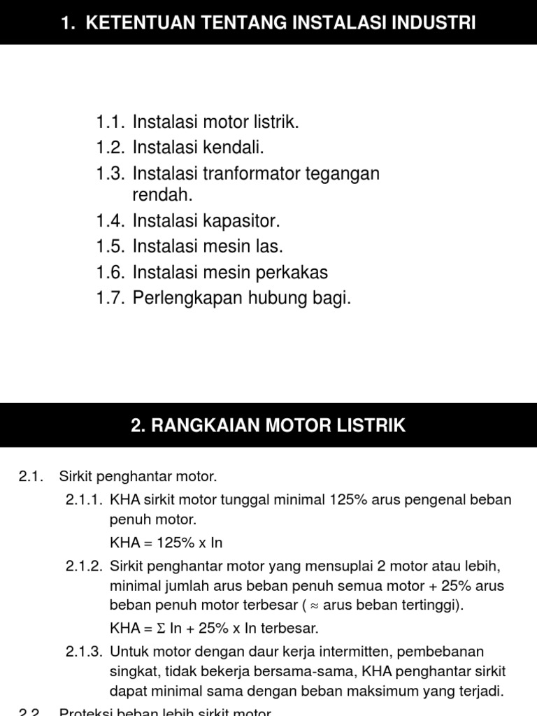 Instalasi Industri | PDF
