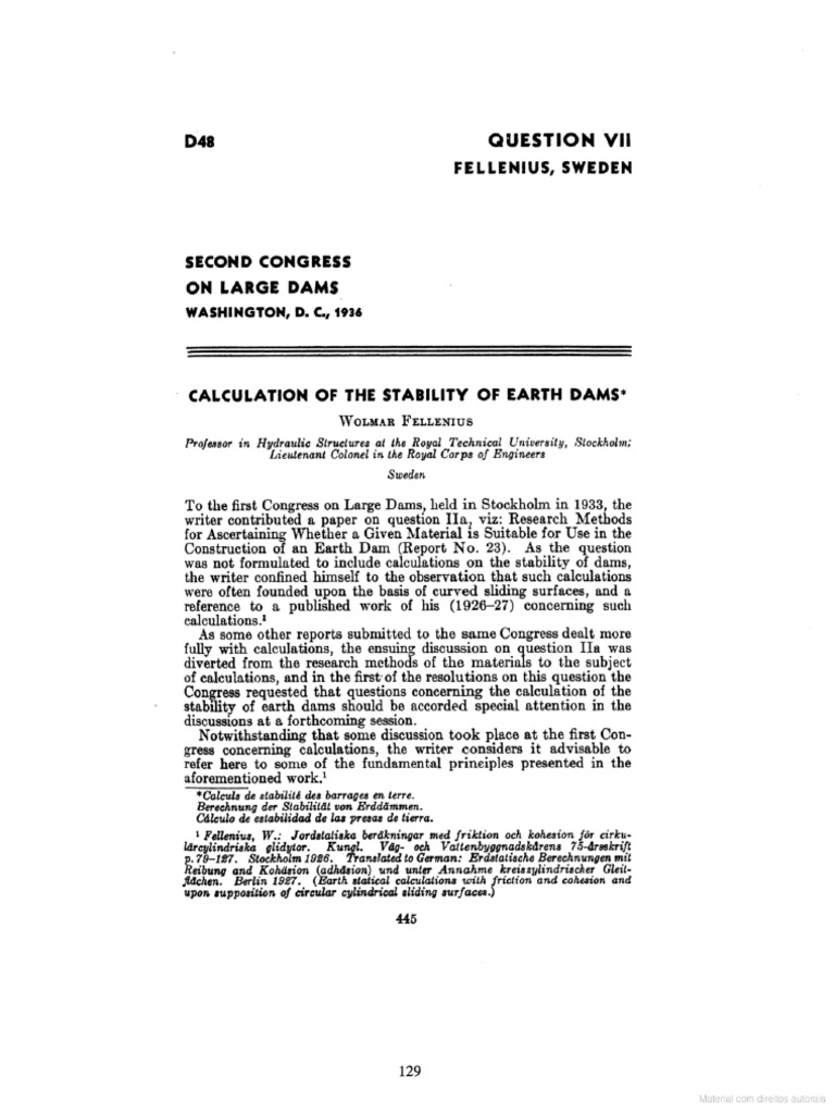 1927 Fellenius PDF | PDF