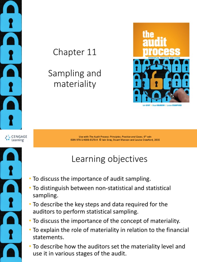 11 PPT The Audit Process Ed 6 Gray | PDF | Audit | Sampling (Statistics)