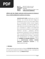 Modelo Recurso de Queja Scba | PDF | Caso de ley | Apelación